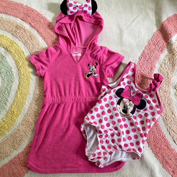 Disney | Swim | Disney Junior 3t Swim Set Bathing Suit And Cover Up ...